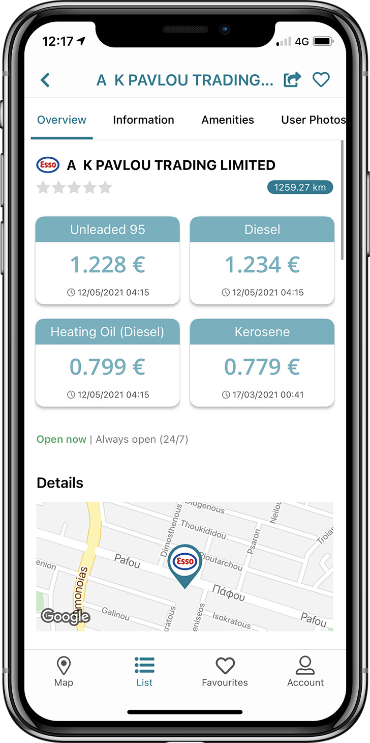 Compare Petrol Stations and Fuel Prices in Cyprus | FuelDaddy
